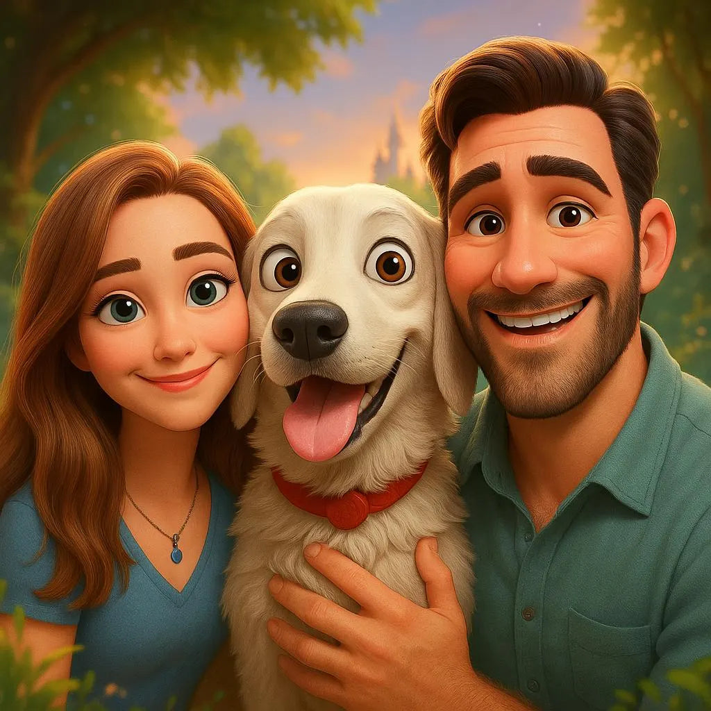 Custom Pixar Portrait From Photo – Lovey Prints